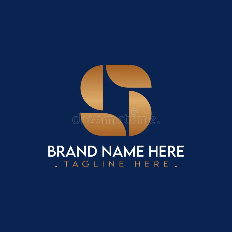 Letter S Logo Design in Vector Template Stock Vector - Illustration of letter, monotype: 348446583