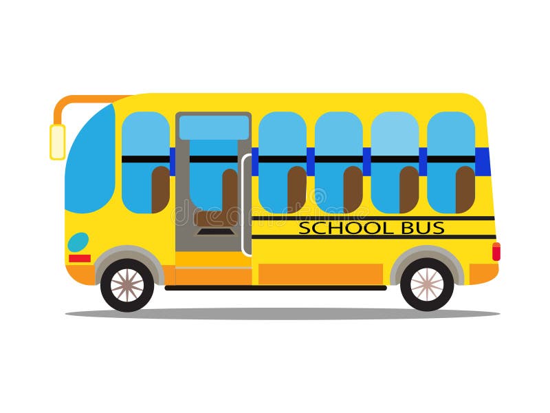 Vector Design of School Bus Shuttle Image Stock Vector - Illustration ...
