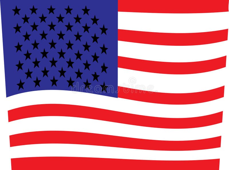 American Flag Vector File Make Illustration National Flag of Usa Stock ...