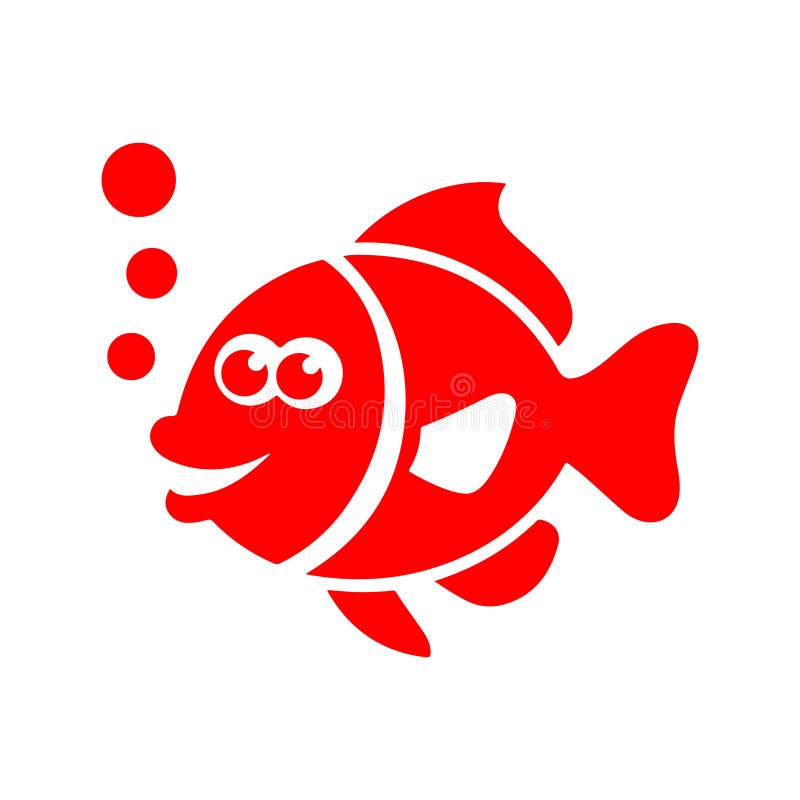 Abstract Fish Silhouette Vector Illustration Art Stock Vector ...