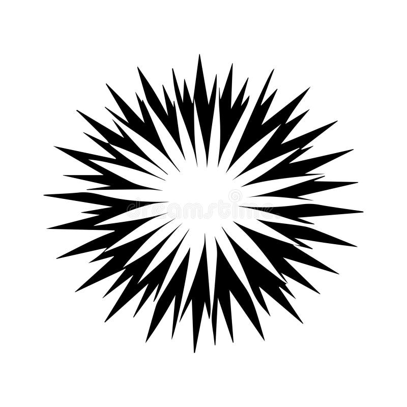Stylish Burst Icon for Digital Use Stock Vector - Illustration of ...