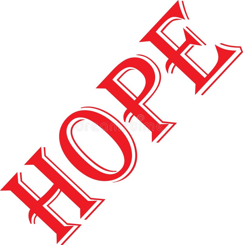 Whimsical Message of HOPE Isolated Vector File Eps Make Illustration on ...