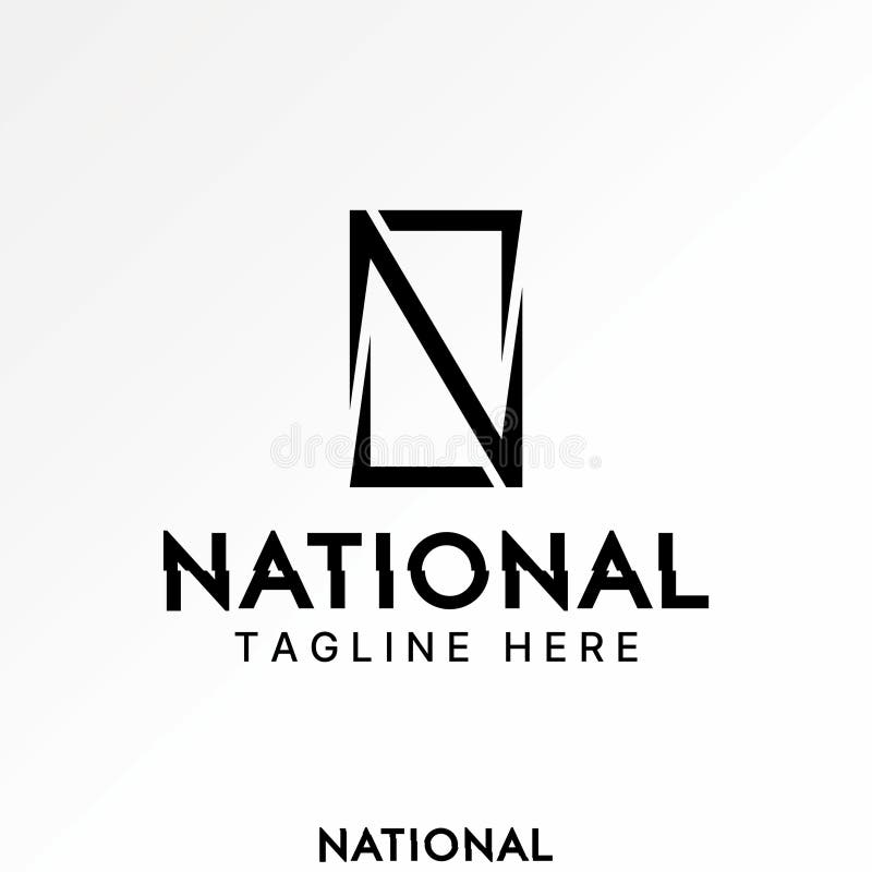 Initial N or Z Line Font Square Window Infinity To Monogram Typography ...