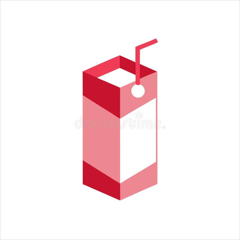 Stylized Milk Carton Vector for Logos and Packaging Design Stock ...