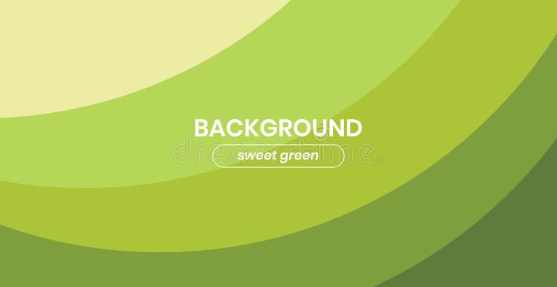 Abstract Landscape Natural Green Background Layout Stock Vector ...