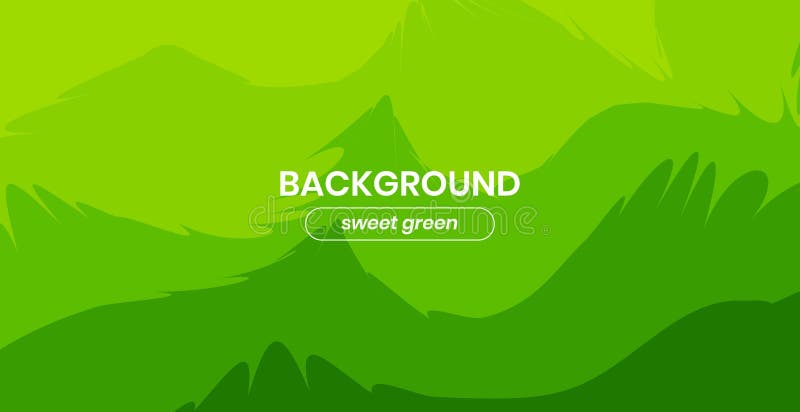 Abstract Landscape Natural Green Background Layout Stock Vector ...