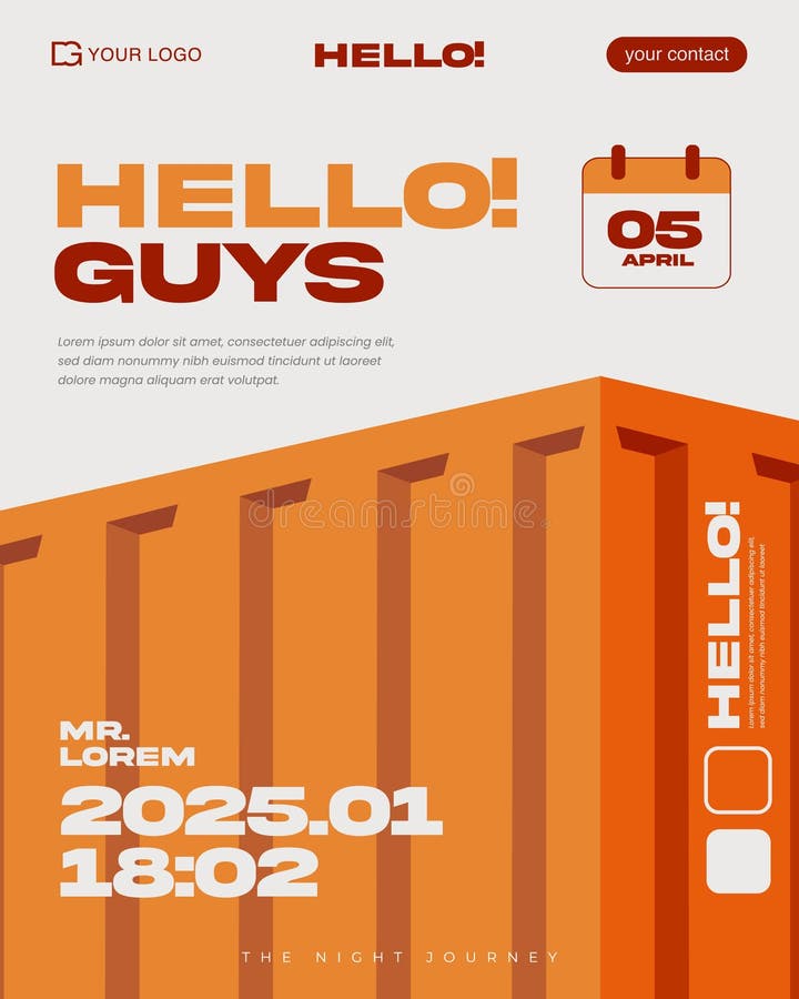 Shipping Container. Delivery Logistics and Transportation Vector ...