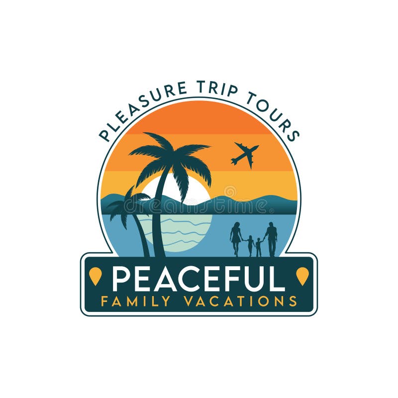 Design a Logo for a Family Vacations in Vector Stock Vector ...