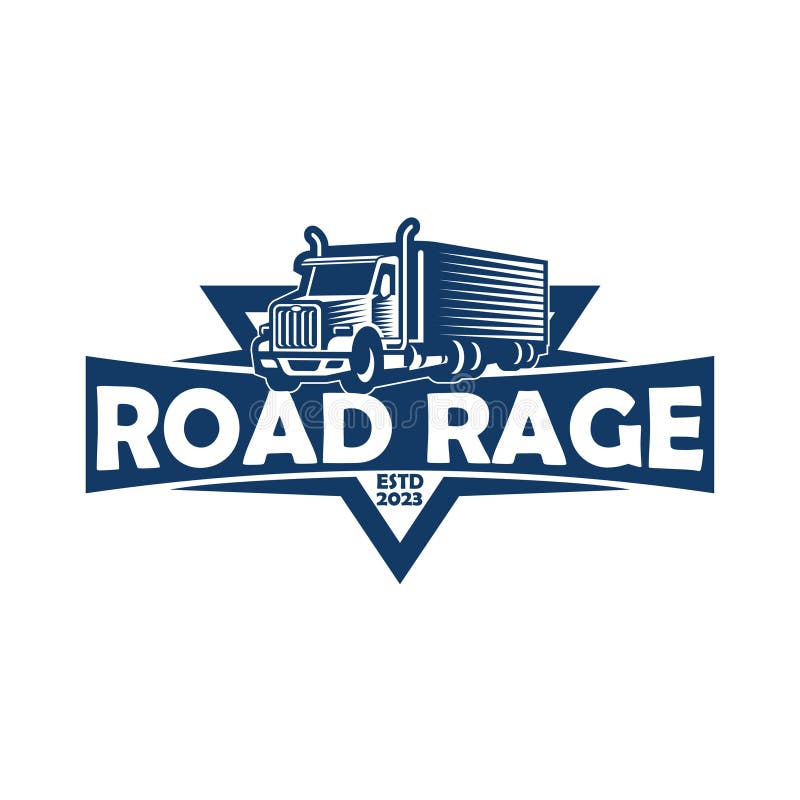 Road Rage Business Logo Design in Vector Stock Vector - Illustration of ...