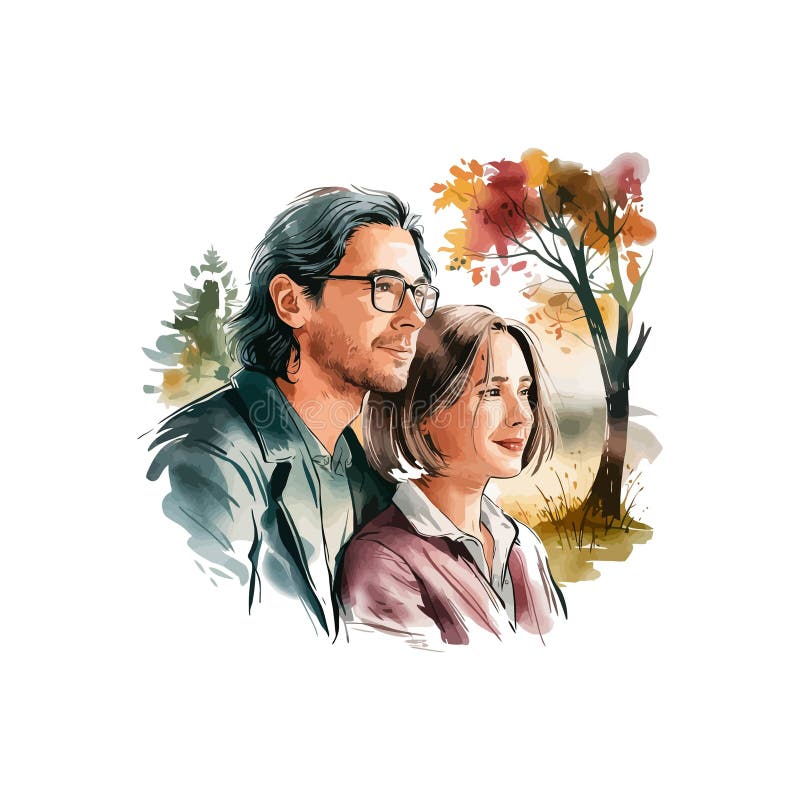 Spending Quality Time Together in Vector Art Stock Illustration ...