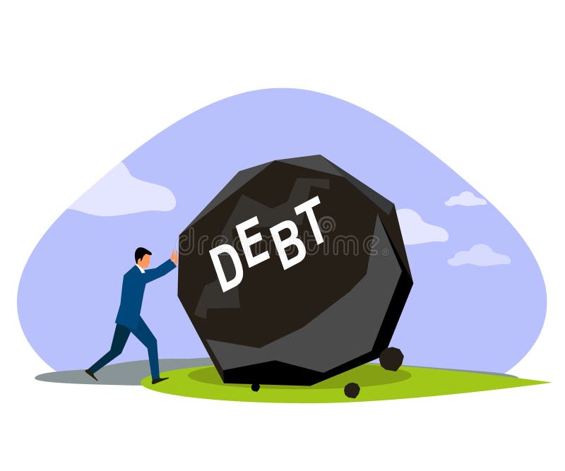 Business Man Carrying Burden Stock Illustrations – 527 Business Man ...