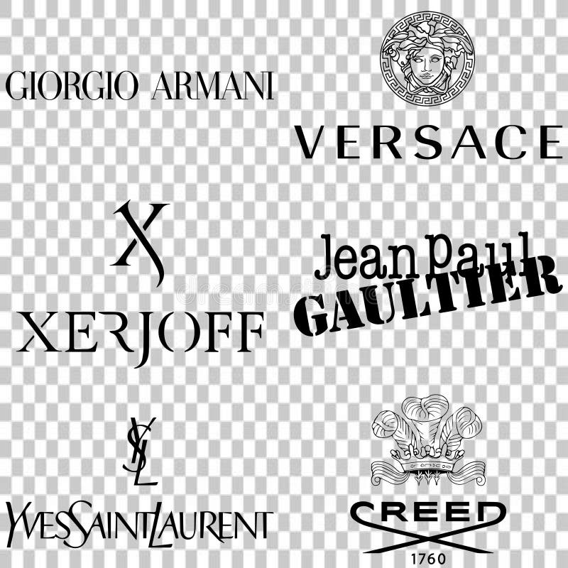 Luxury Perfume Brand Logos Vector Illustration Stock Vector ...