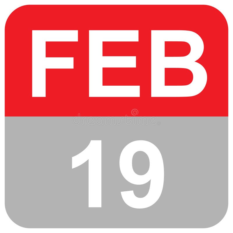 Feb 19 - Colourful February - Art and Colour Stock Illustration ...