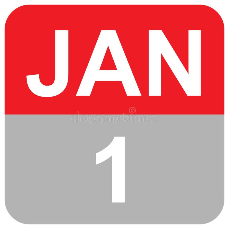 January 1 - Colourful Illustration Art Stock Illustration ...