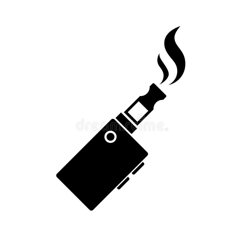 Vape Icon. Electronic Cigarette Icon. Vape Device Vector Illustration ...