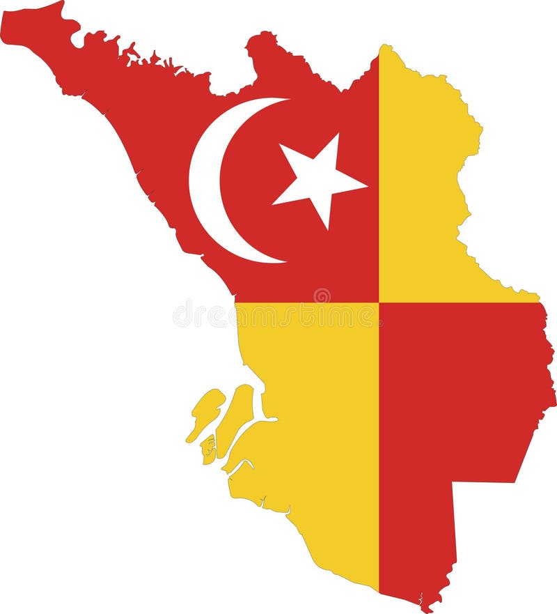 Selangor Malaysia Flag stock vector. Illustration of logo - 352403662