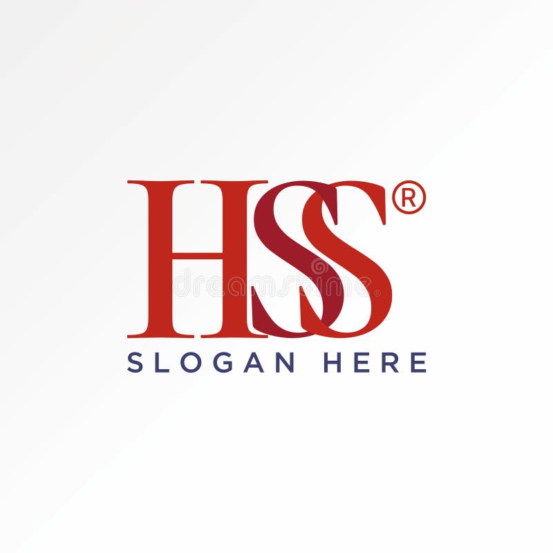 Initial HSS Serif Font Connect Hotel Luxury Art Monogram Typography ...