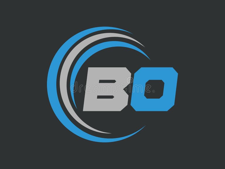 Abstract Letter BO Logo Design. BO Initial Logo Design Monogram for ...