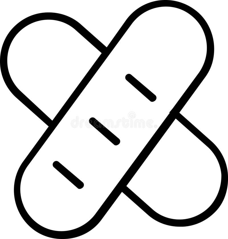 Bandage Medical Icon stock illustration. Illustration of icon - 352630062