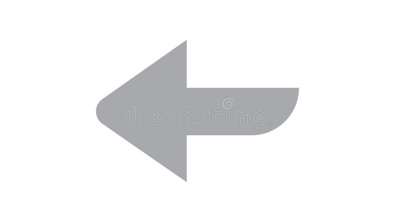 Left arrow symbol stock illustration. Illustration of sketch - 352641489