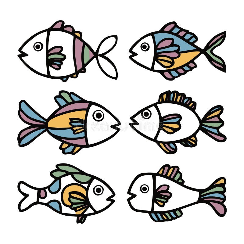 Single Fish Silhouette Stock Illustrations – 4,883 Single Fish ...