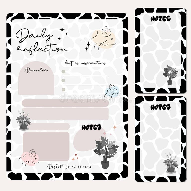 Seamless Pattern Eps Ai Pn Jpeg daily Reflection Notes Note Stock ...