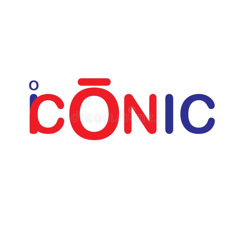 ICONC - iconic brand LOGO stock illustration. Illustration of document ...
