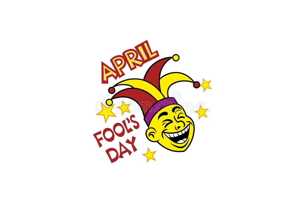 Happy April Fools Day Symbol Concept Stock Vector - Illustration of ...