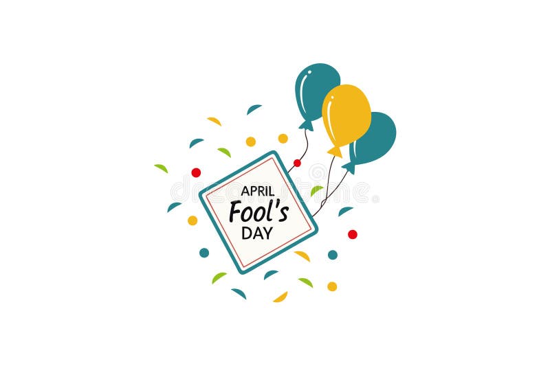 Happy April Fools Day Symbol Concept Stock Photo - Illustration of ...