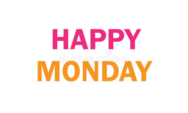 DAYS - Colourful Day Word - Monday Stock Illustration - Illustration of ...