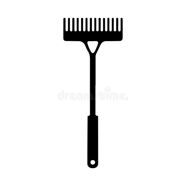 Garden Rake Icon. Simple Illustration of Garden Rake Vector Icon for ...