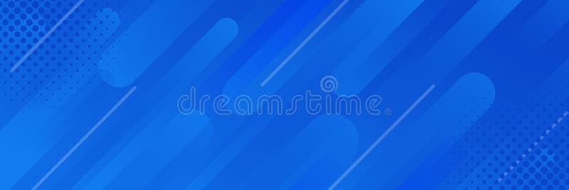 Abstract Blue Dynamic Banner Background with Halftone, Modern Wallpaper ...