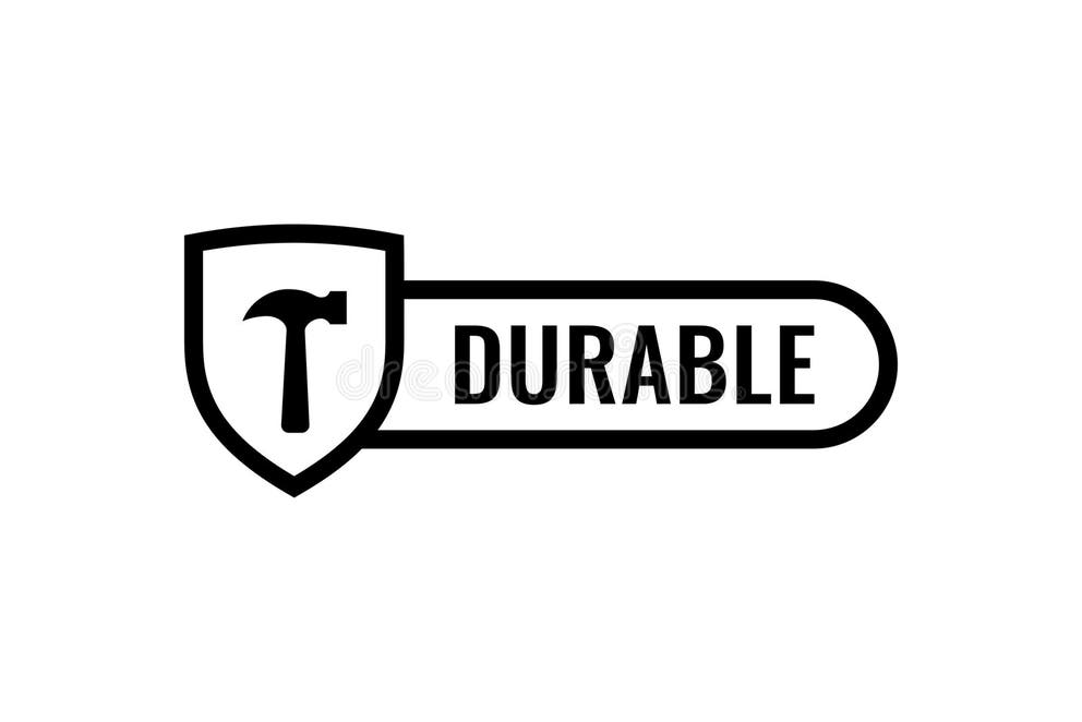 Durable Icon Vector. Durable Label Sign. Durable Logo Vector for ...
