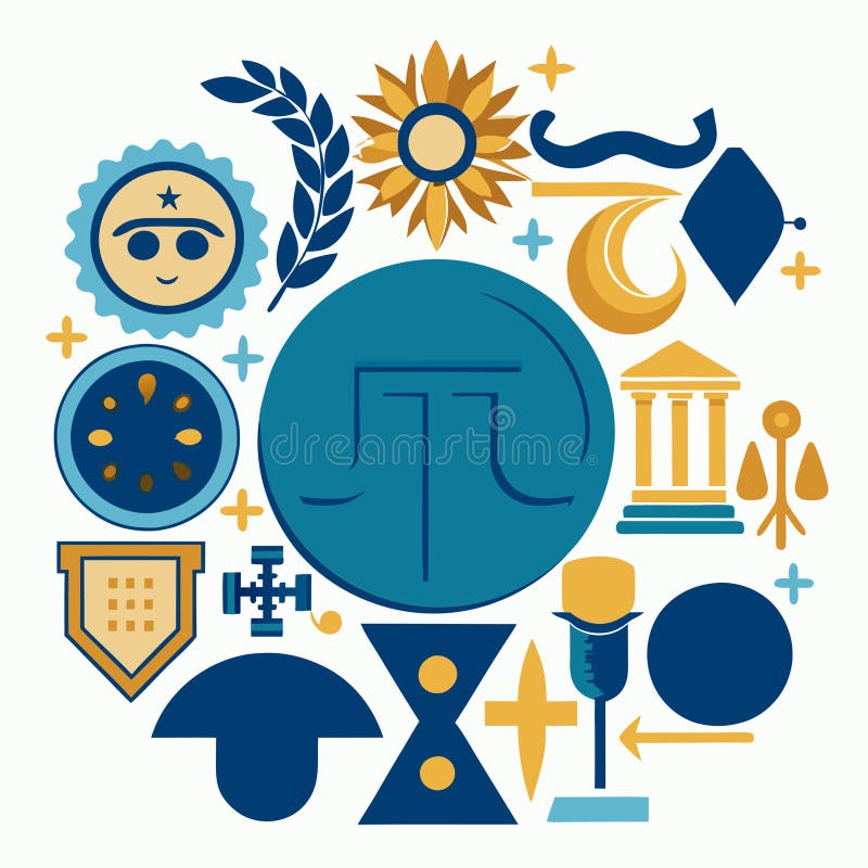 Greek Signs and Symbols Tattoo Different Greek Letter Stock ...