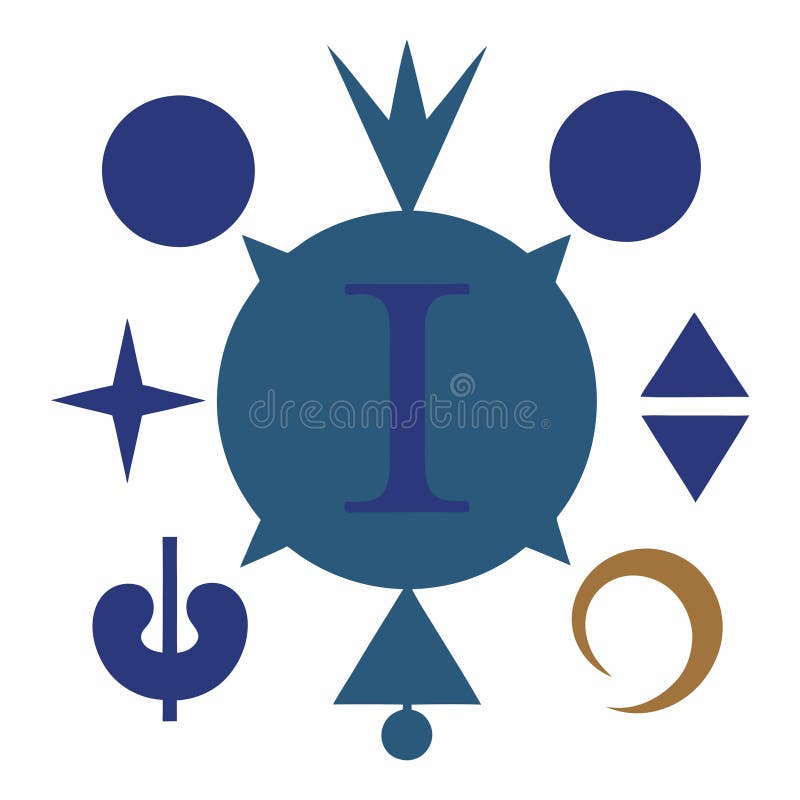 Greek Signs and Symbols Tattoo Different Greek Letter Stock ...