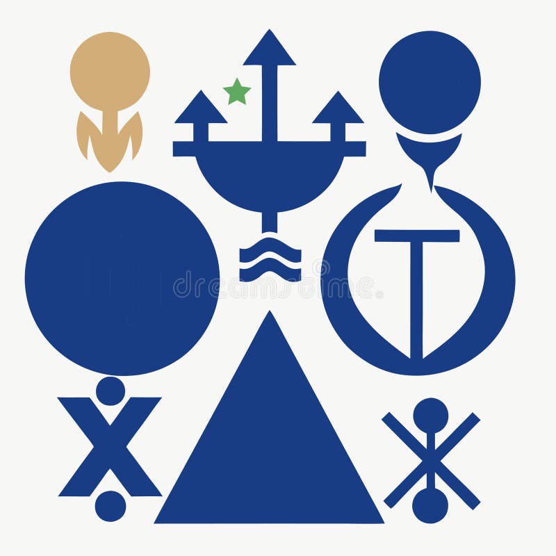 Greek Signs and Symbols Tattoo Different Greek Letter Stock ...