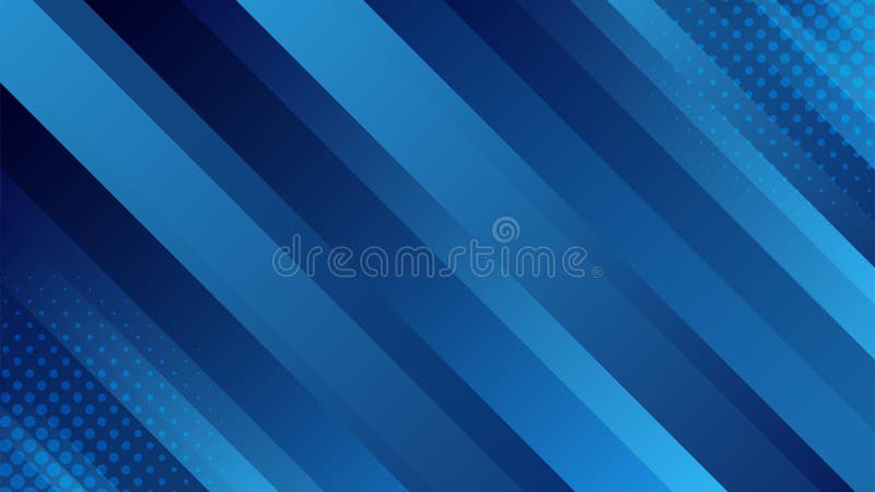 Dark Blue Abstract Dynamic Background with Halftones. Gradient Diagonal ...