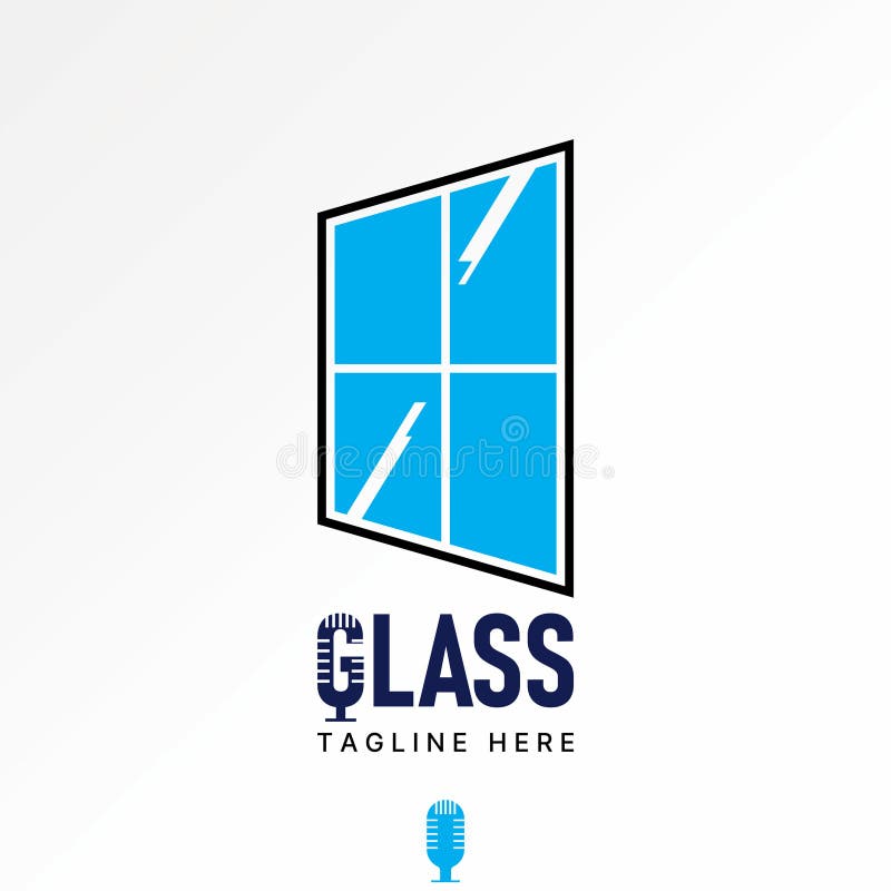 Glass Window Four 3D Interior Exterior Frame Mic Vocal Studio ...