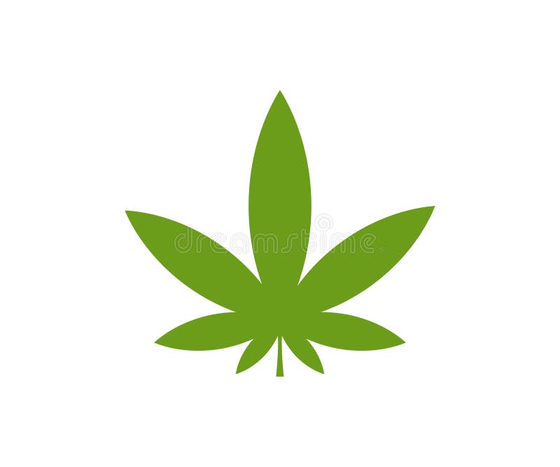 Marijuana Leaf Vector. Cannabis Hemp Leaf Vector Stock Vector ...