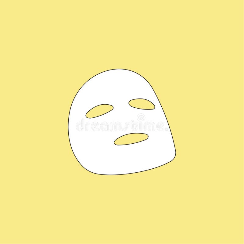 Face Sheet Mask Vector Illustration. Facial Masks with Serum, Skincare ...