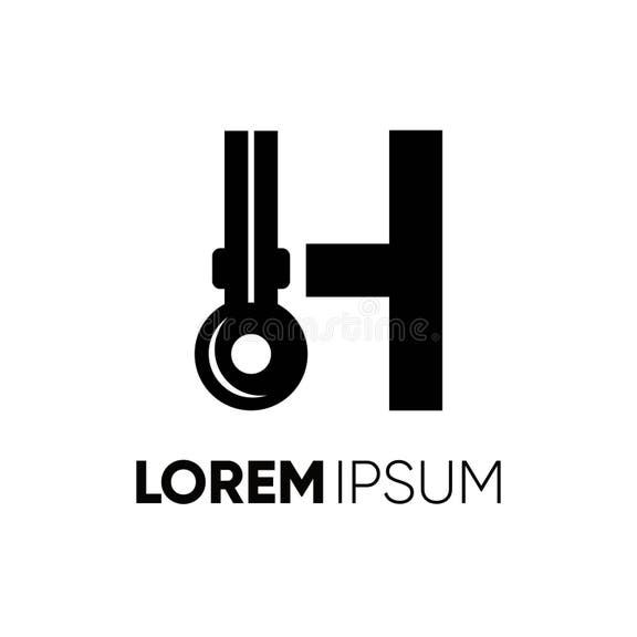 Letter H Headset Logo Design Vector Icon Graphic Emblem Symbol ...