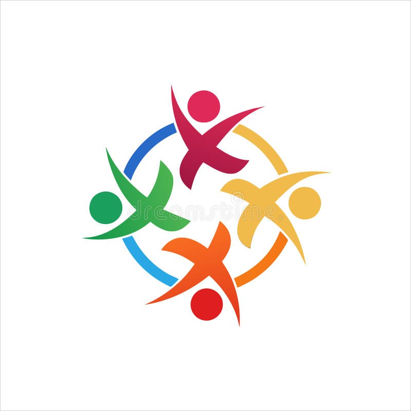 Professional Togetherness Icon Vector for Branding and Design Stock ...