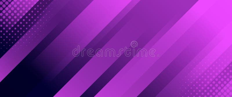 Purple Abstract Dynamic Banner Background with Halftone. Gradient ...