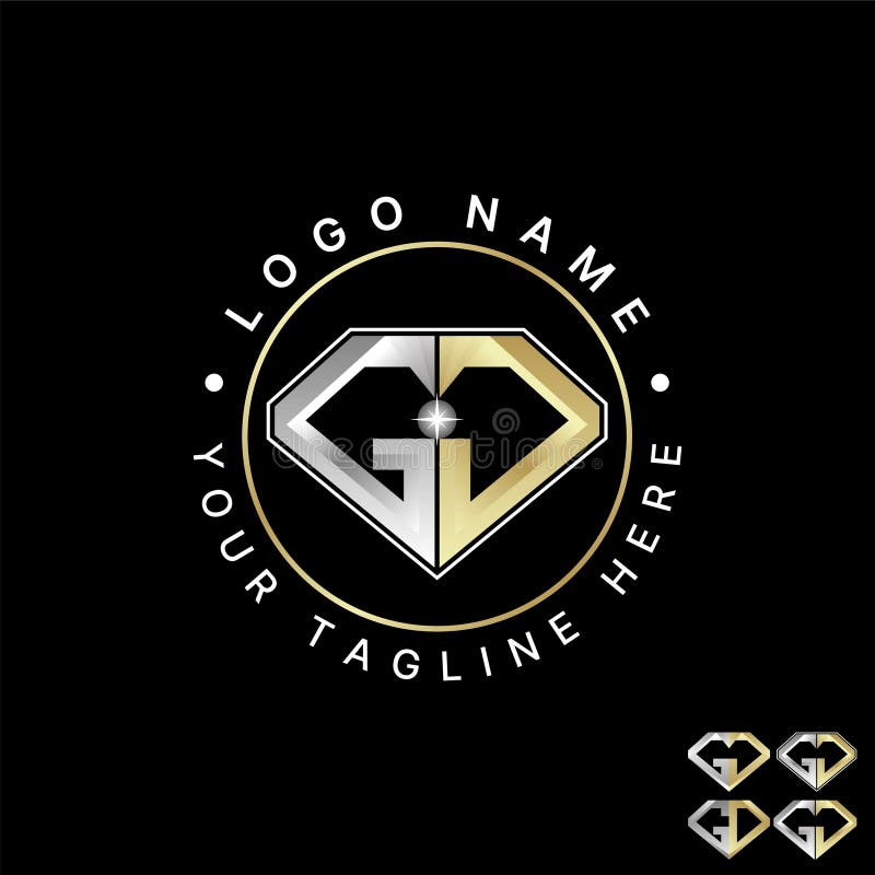 Logo Design Graphic Vector Stock Image Graphic Initial GC GD Font ...