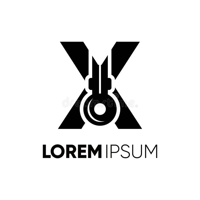 Letter X Headset Logo Design Vector Icon Graphic Emblem Symbol ...