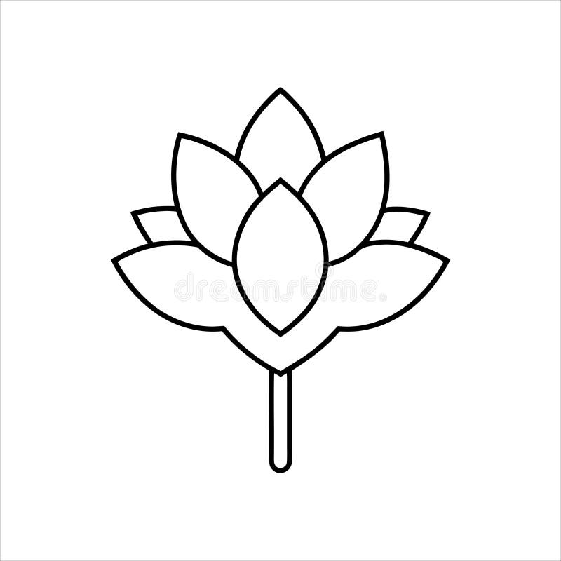 Strength and Resilience Illustrated in Flower Vector Stock Vector ...