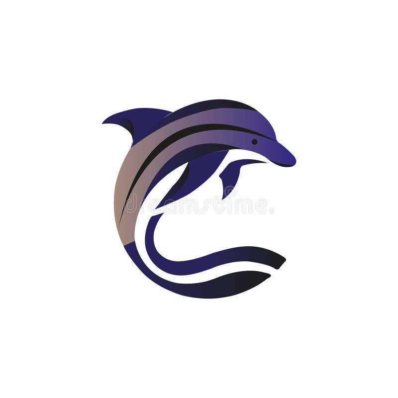 Dolphin Logo Icon Vector ... Stock Vector - Illustration of head ...