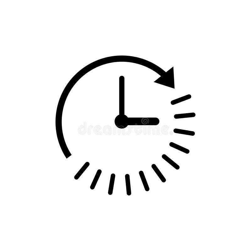 Time Chronometer Icon. Clock Countdown Icon Vector Illustration Stock ...