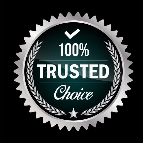 100 Trusted Company Logo, Icon and Badges Stock Vector - Illustration ...