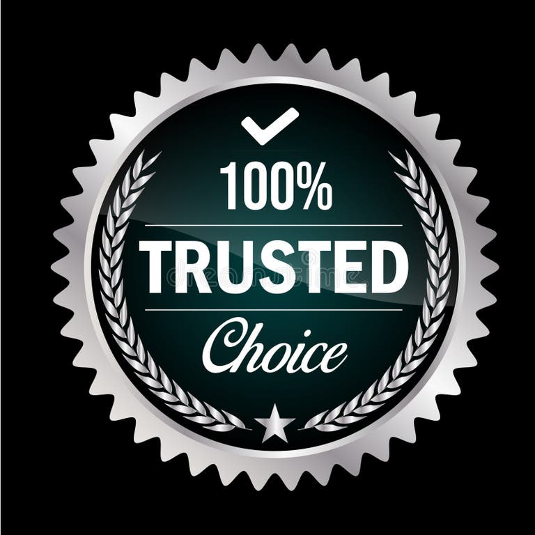 100 Trusted Company Logo, Icon and Badges Stock Vector - Illustration ...